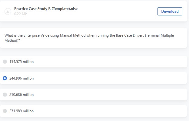 Solved What is the Enterprise Value using Manual Method when | Chegg.com