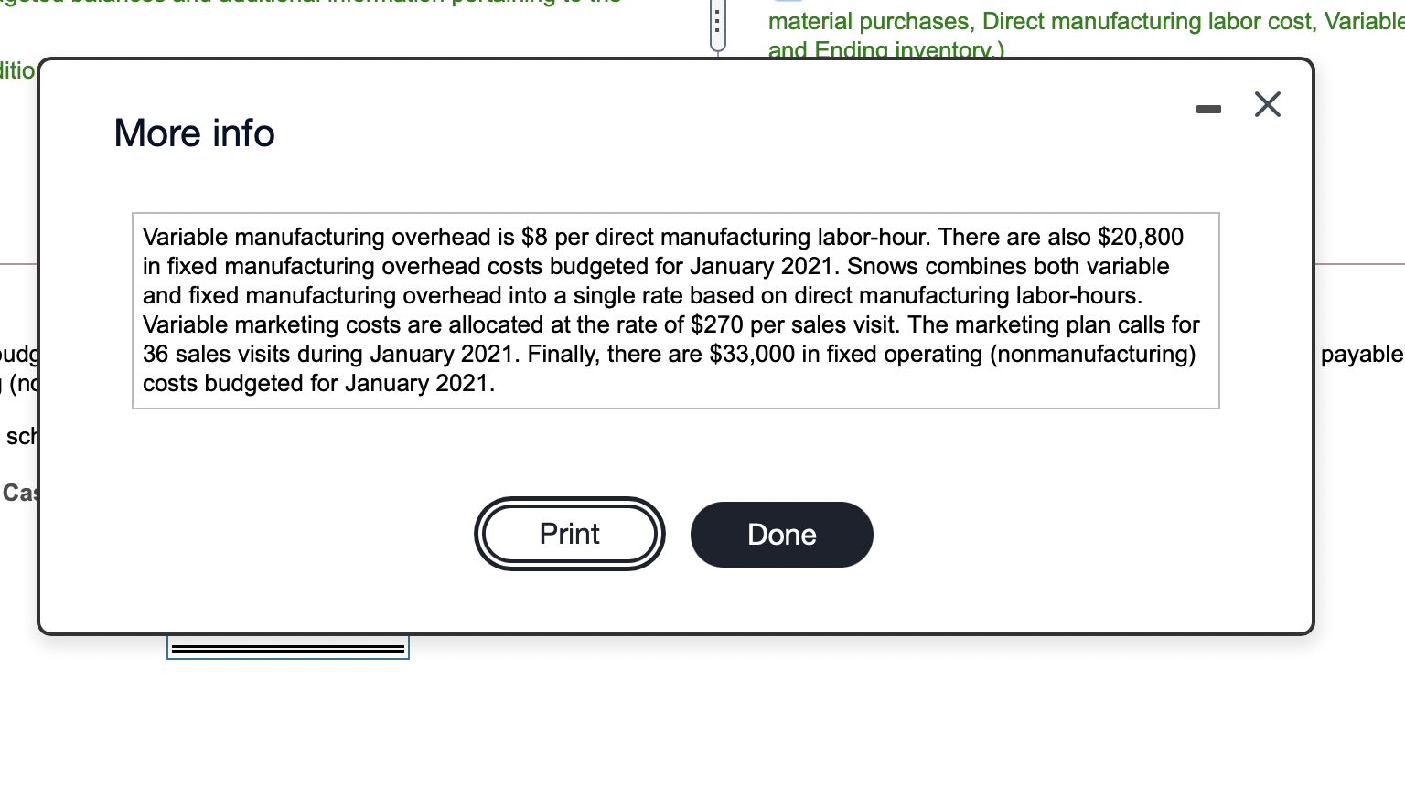 Solved Requirements 1. 2. Prepare a cash budget for January | Chegg.com