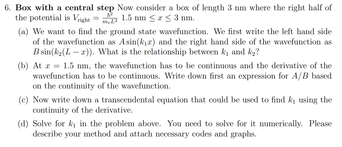 6. Box with a central step Now consider a box of | Chegg.com