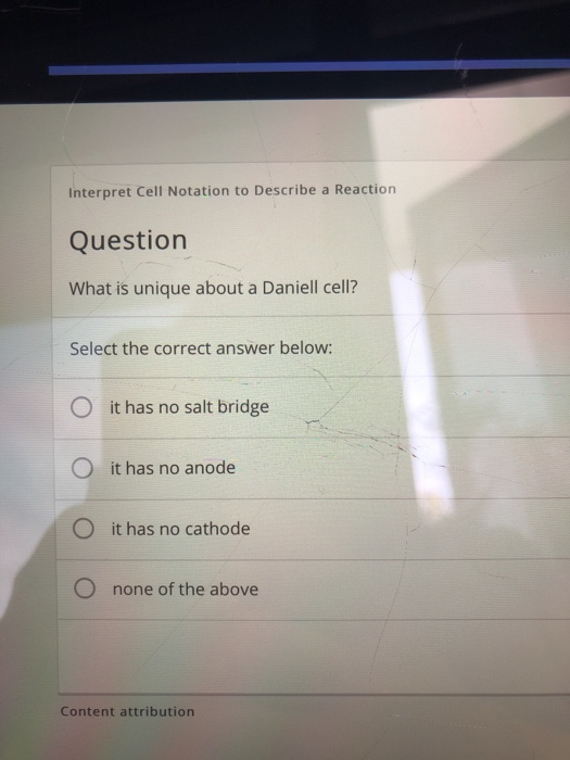 Solved Interpret Cell Notation to Describe a Reaction | Chegg.com