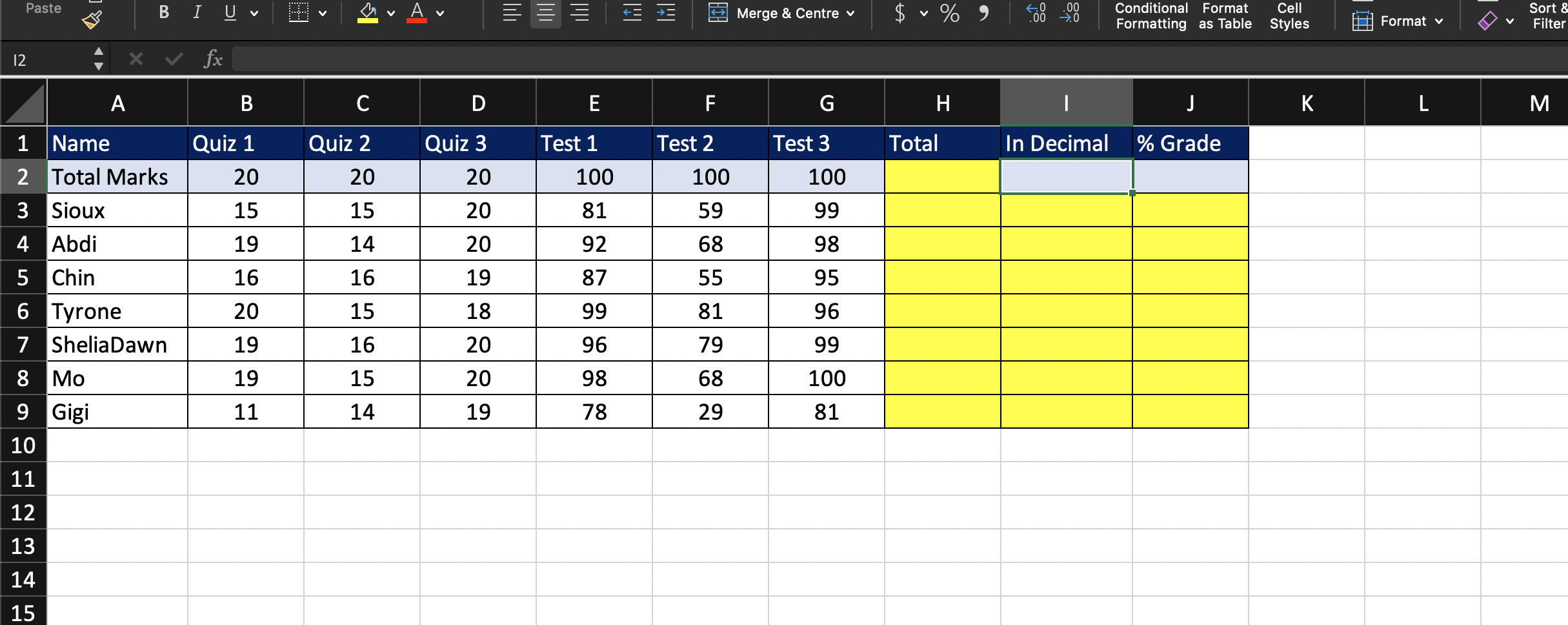 Solved Paste Β Ι Ο V Av Merge & Centre v $ v % .00 →0 | Chegg.com