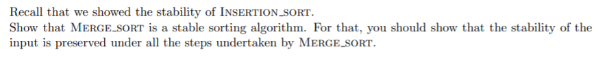 Solved Recall that we showed the stability of | Chegg.com