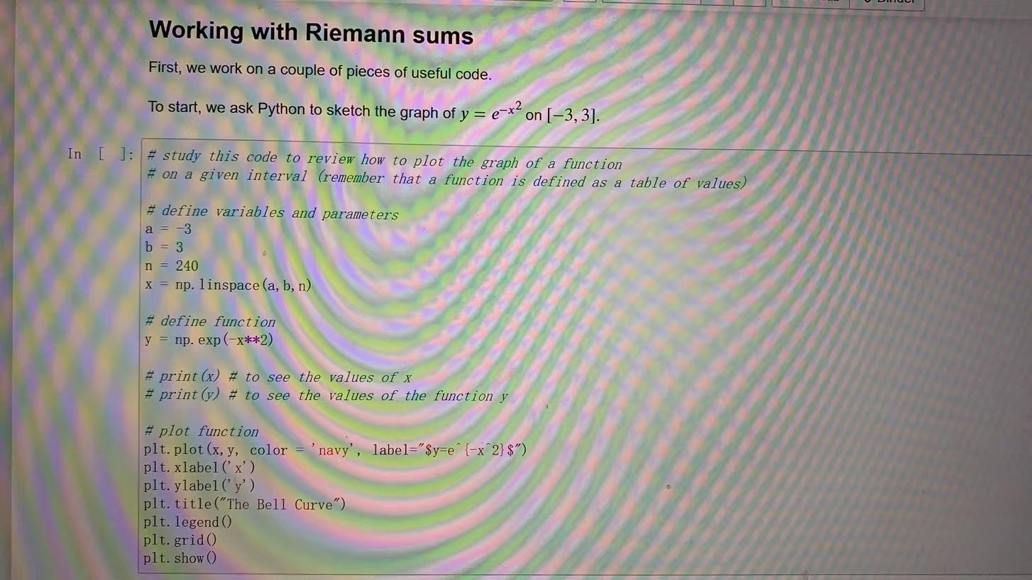 Working with Riemann sums First, we work on a couple | Chegg.com