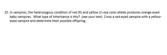 Solved Exercise 2: Working Genetics Problems Follow the | Chegg.com