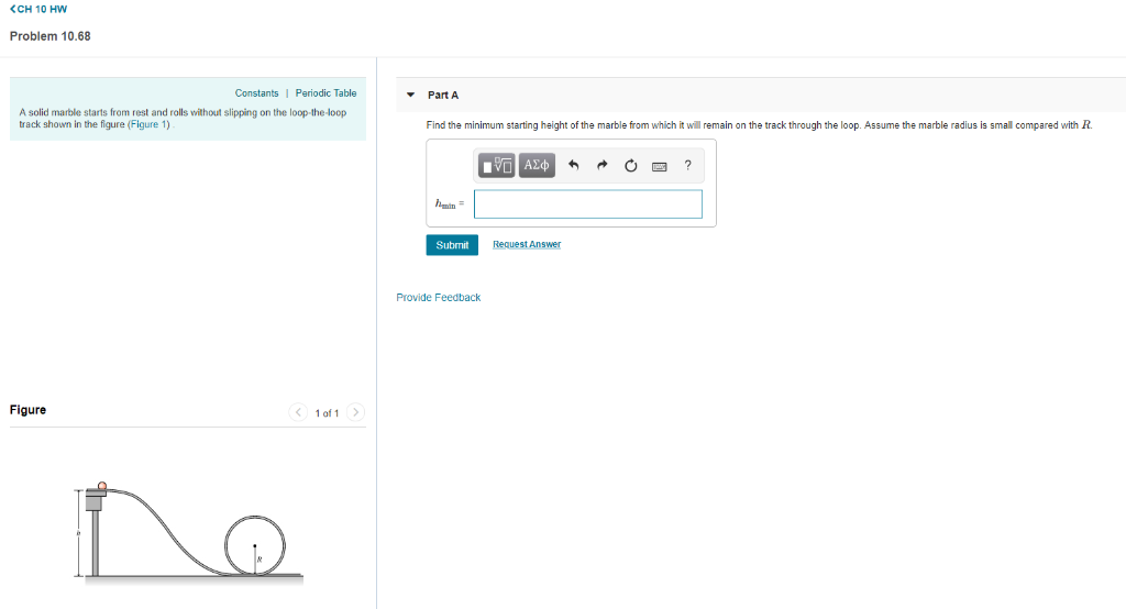 Solved CH 10 HW Problem 10.68 Constants Periodic Table Part | Chegg.com