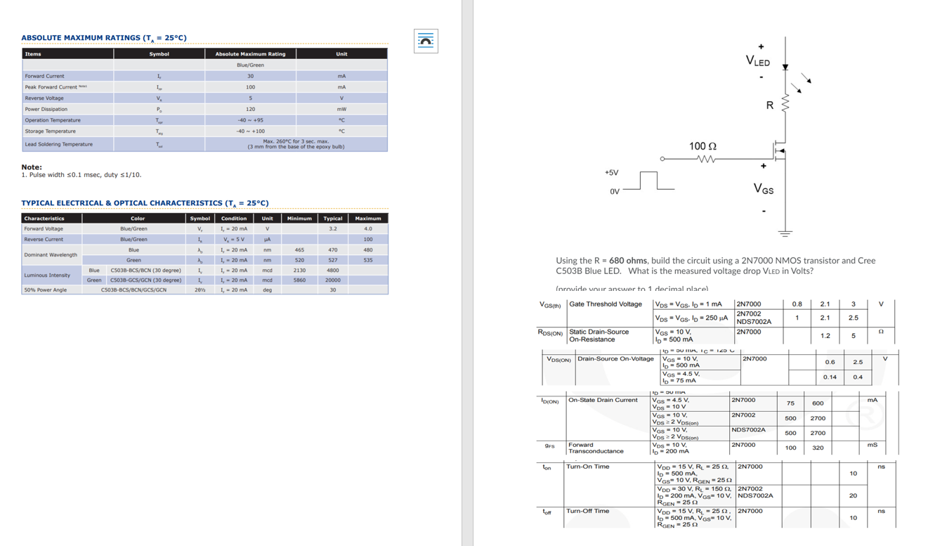 Solved ABSOLUTE MAXIMUM RATINGS (T, = 25°C) 311 Items Symbol | Chegg.com