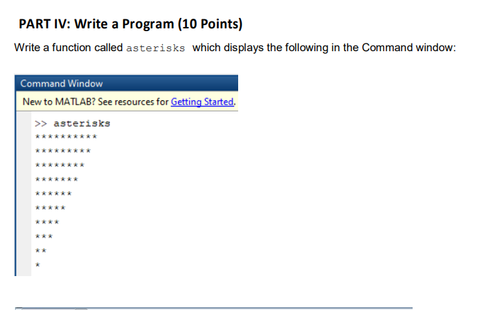 Solved PART IV: Write a Program (10 Points) Write a function | Chegg.com