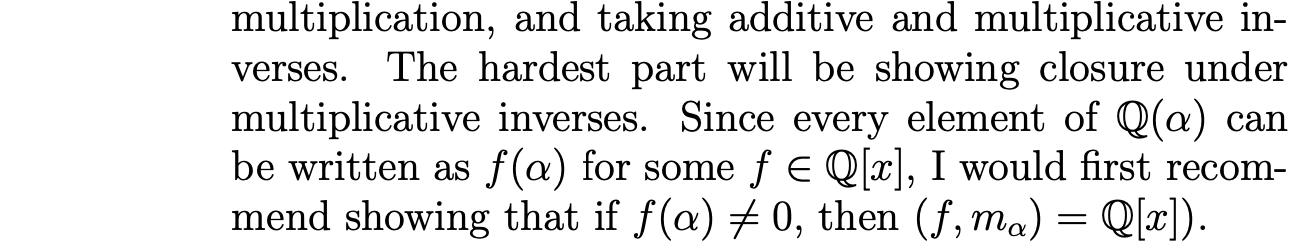 Solved A Complex Number α Is Called Algebraic If There Is A