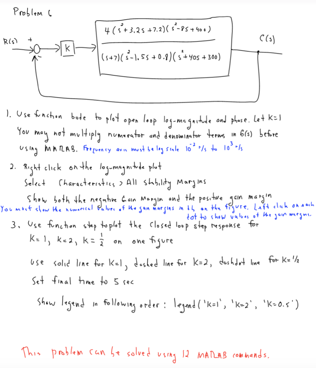 Solved JUST NEED THE MATLABE WITH THE CONDITIONS OF BEING 12 | Chegg.com