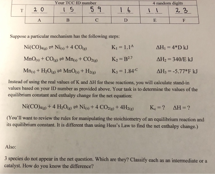 Solved Your TCC ID number 4 random digits 2 0 5 5 6 23 | Chegg.com