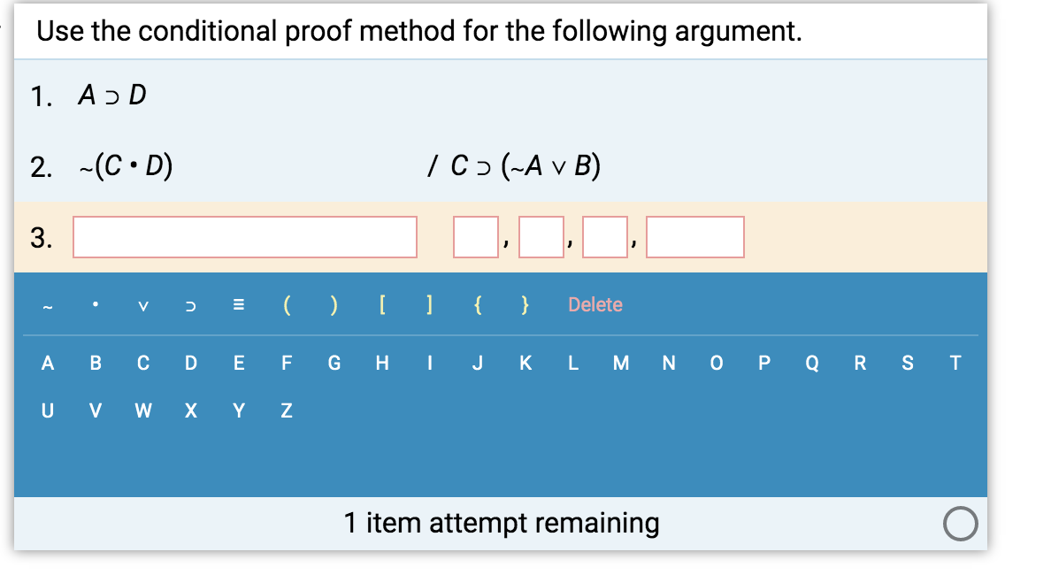 This is from a philosophy symbolic logic class. You | Chegg.com