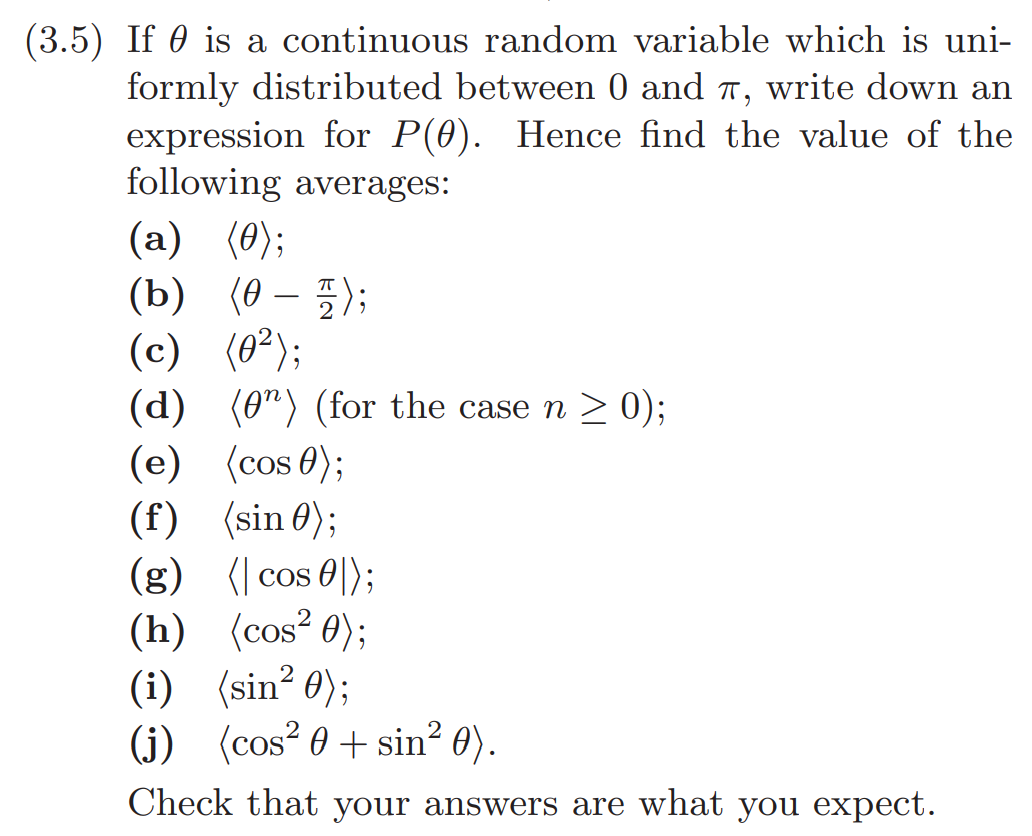 Solved .5) If θ is a continuous random variable which is | Chegg.com