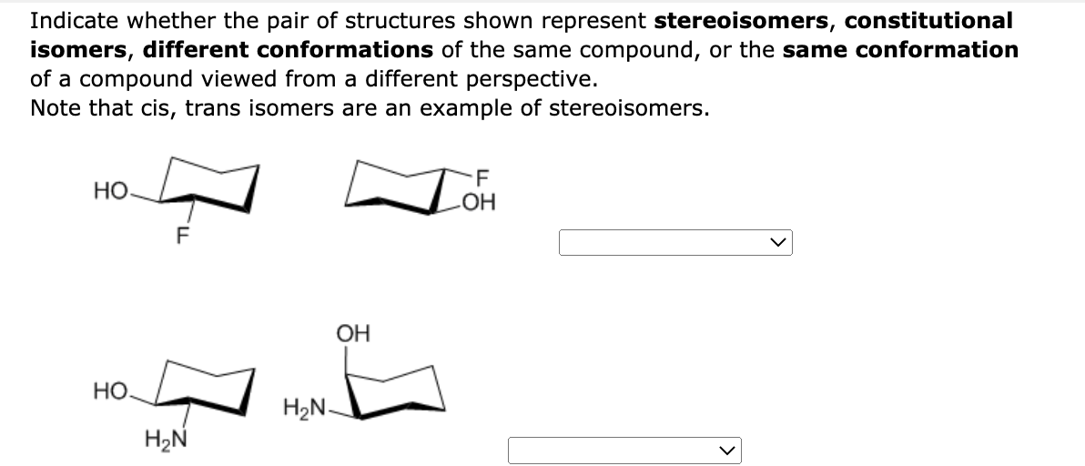 Solved Indicate whether the pair of structures shown | Chegg.com