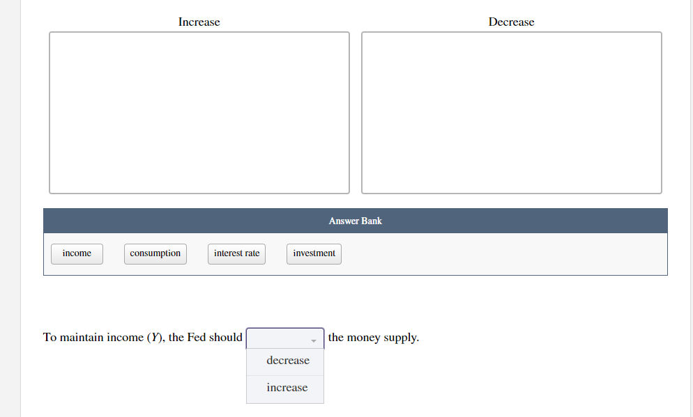 Solved For each of these shocks, (1) shift the appropriate | Chegg.com