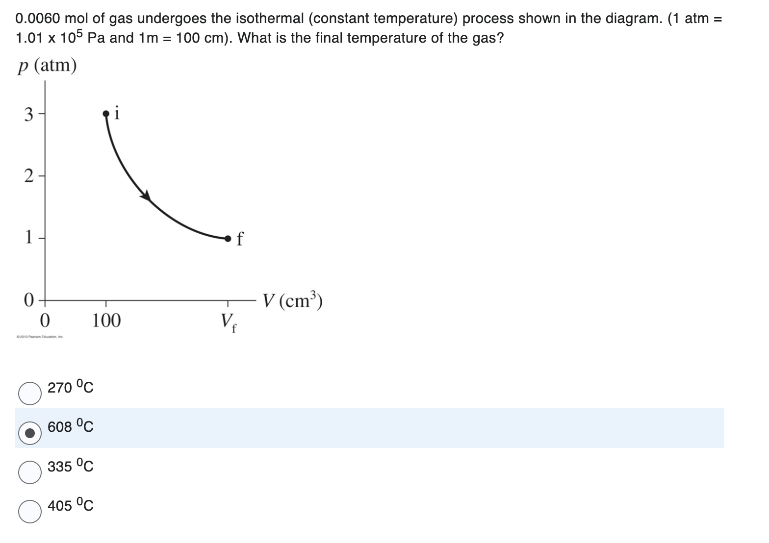 Solved 0.0060 mol of gas undergoes the isothermal (constant | Chegg.com