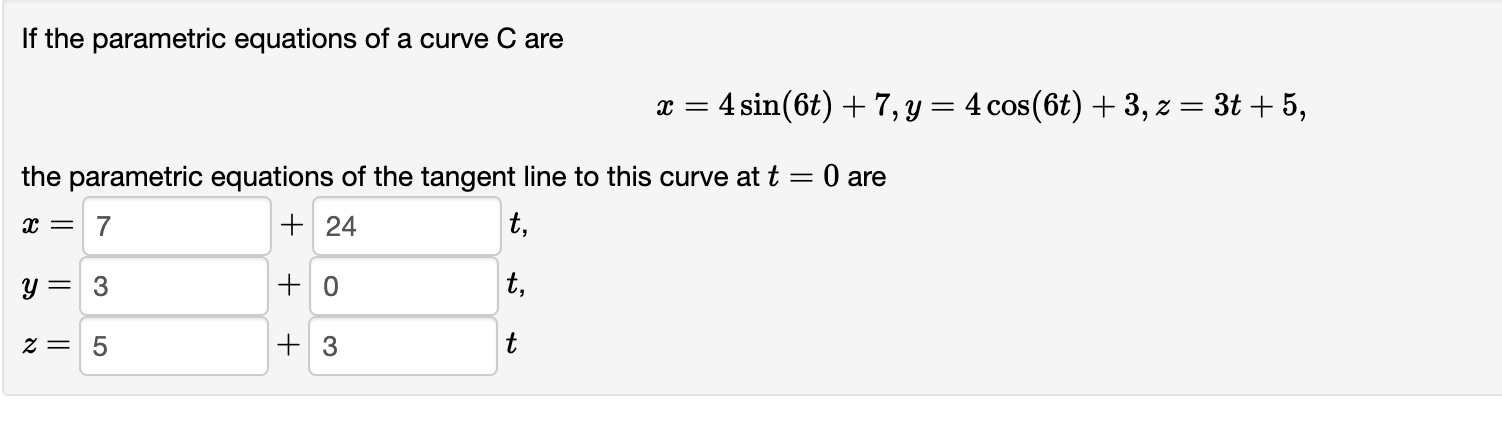 Solved If the parametric equations of a curve C are | Chegg.com
