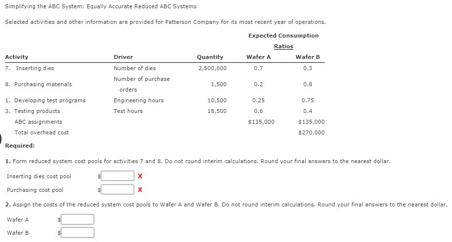 Solved Simplifying the ABC System: Equally Accurate Reduced | Chegg.com