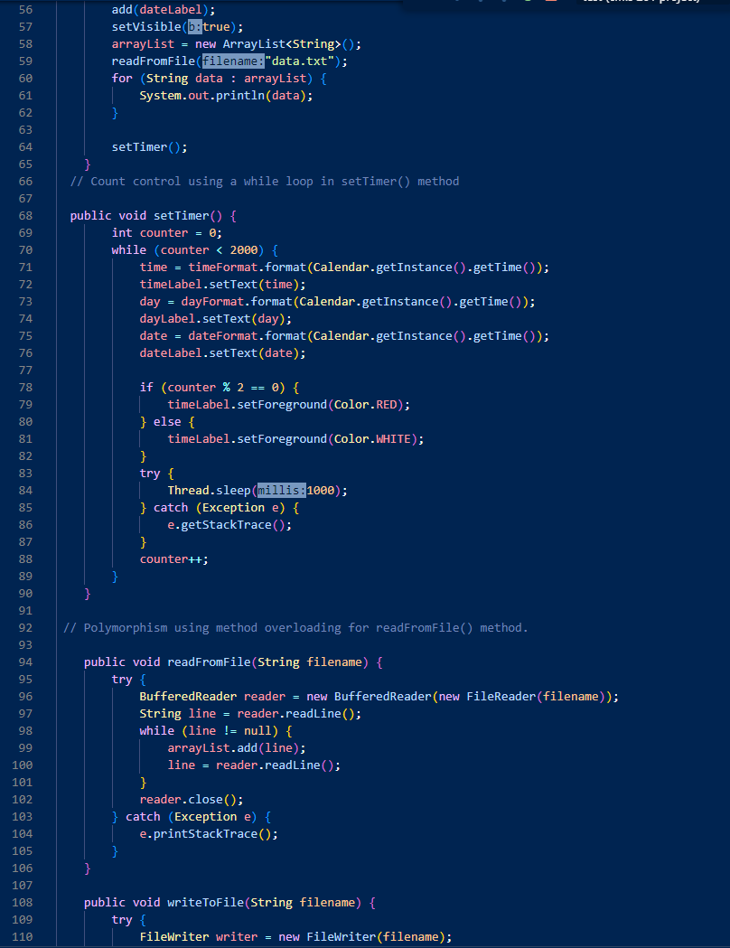 How Can I Implement A Stopwatch In This Code That 