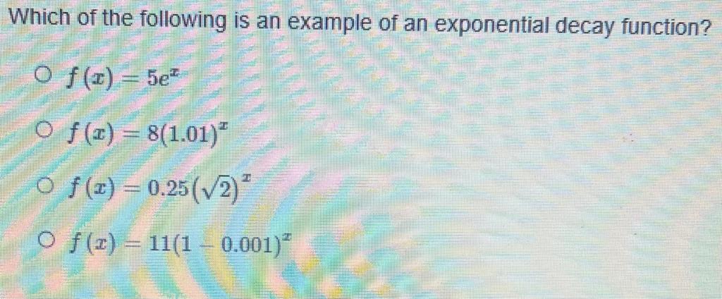 Solved Which of the following is an example of an | Chegg.com