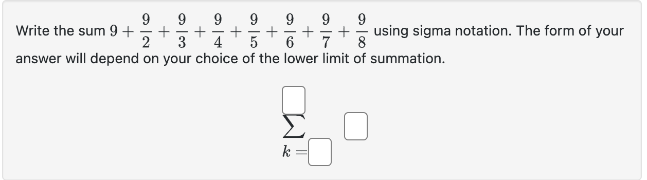 Solved 9+29+39+49+59+69+79+89Write the sum 11+13+15+17+19+21 | Chegg.com