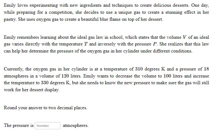 Solved Emily loves experimenting with new ingredients and | Chegg.com