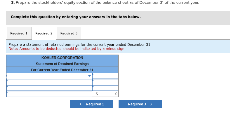 Solved Kohler Corporation reports the following components | Chegg.com