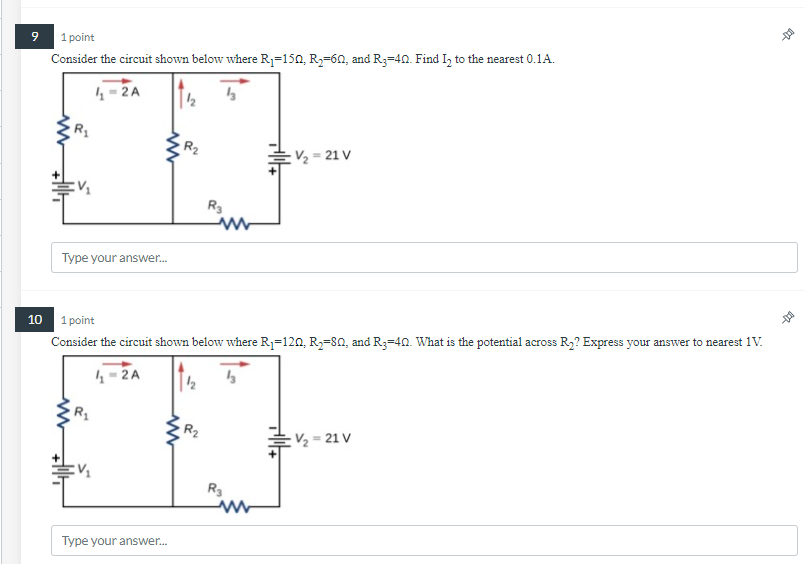 Consider the circuit shown below where R1=15Ω,R2=6Ω, | Chegg.com