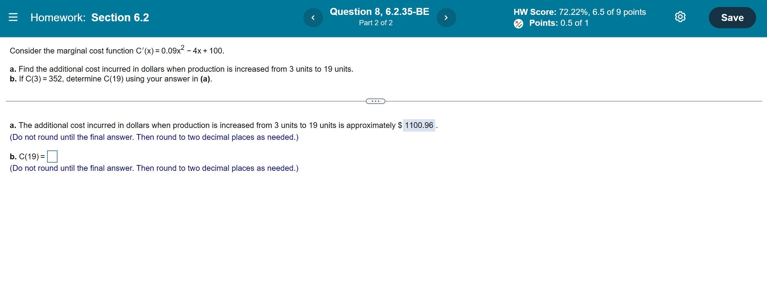 Solved Homework Section 6 2 Question 6 6 2 31 Ps Hw