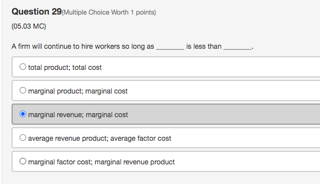 Solved Question 27(Multiple Choice Worth 1 points) (02.07 | Chegg.com