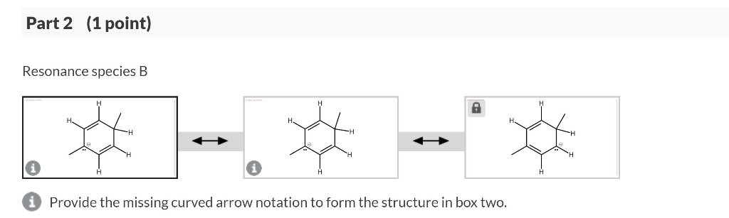 Solved Below are two sets of resonance structures. Where | Chegg.com