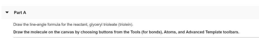 Solved Part A Draw the line-angle formula for the reactant, | Chegg.com