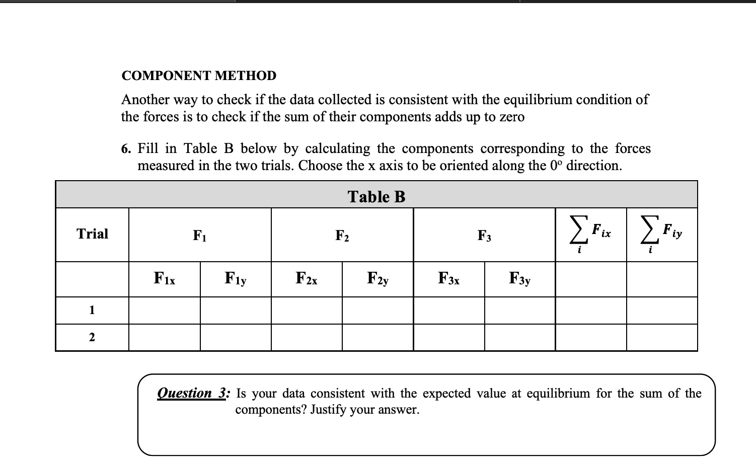 Solved V. ACTIVITY PROCEDURE 1. Table A below gives the | Chegg.com