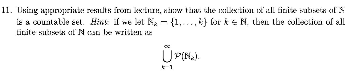 Solved Using appropriate results from lecture, show that the | Chegg.com