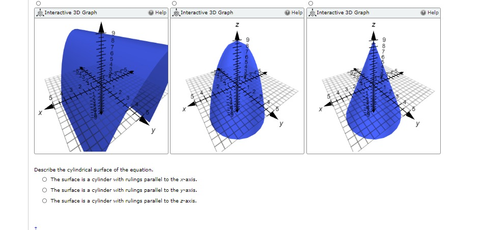Solved Sketch the cylindrical surface of the equation. | Chegg.com