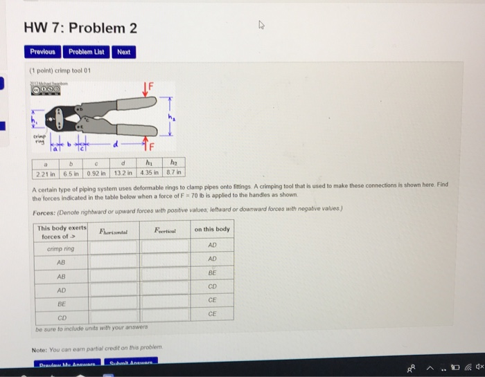 Solved HW 7: Problem 2 Previous Problem List Next (1 point) | Chegg.com