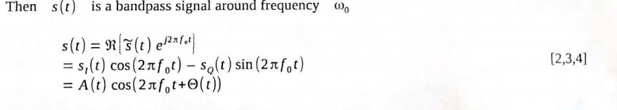 Solved Then s(t) is a bandpass signal around frequency s(t) | Chegg.com