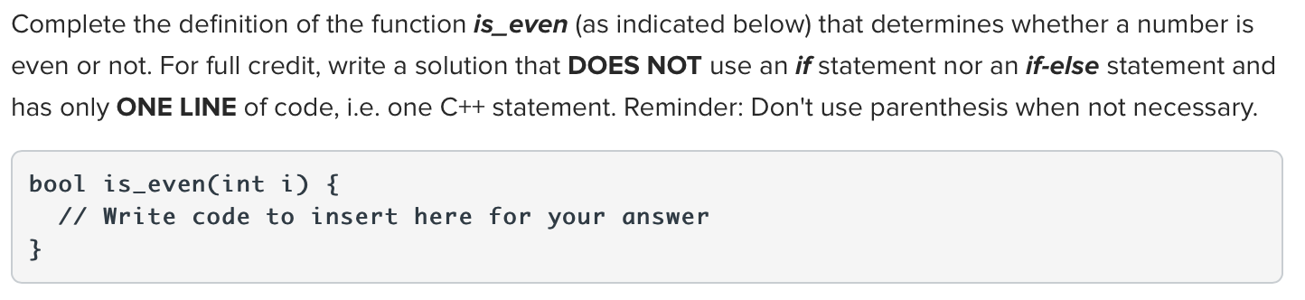 Solved Given the following function: int larger(int i, int | Chegg.com