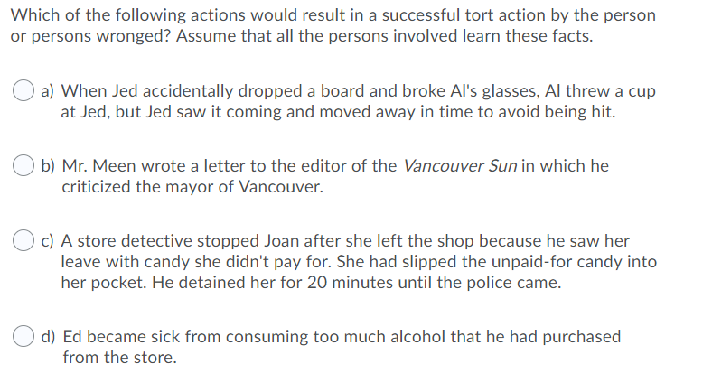 Solved Which of the following actions would result in a | Chegg.com