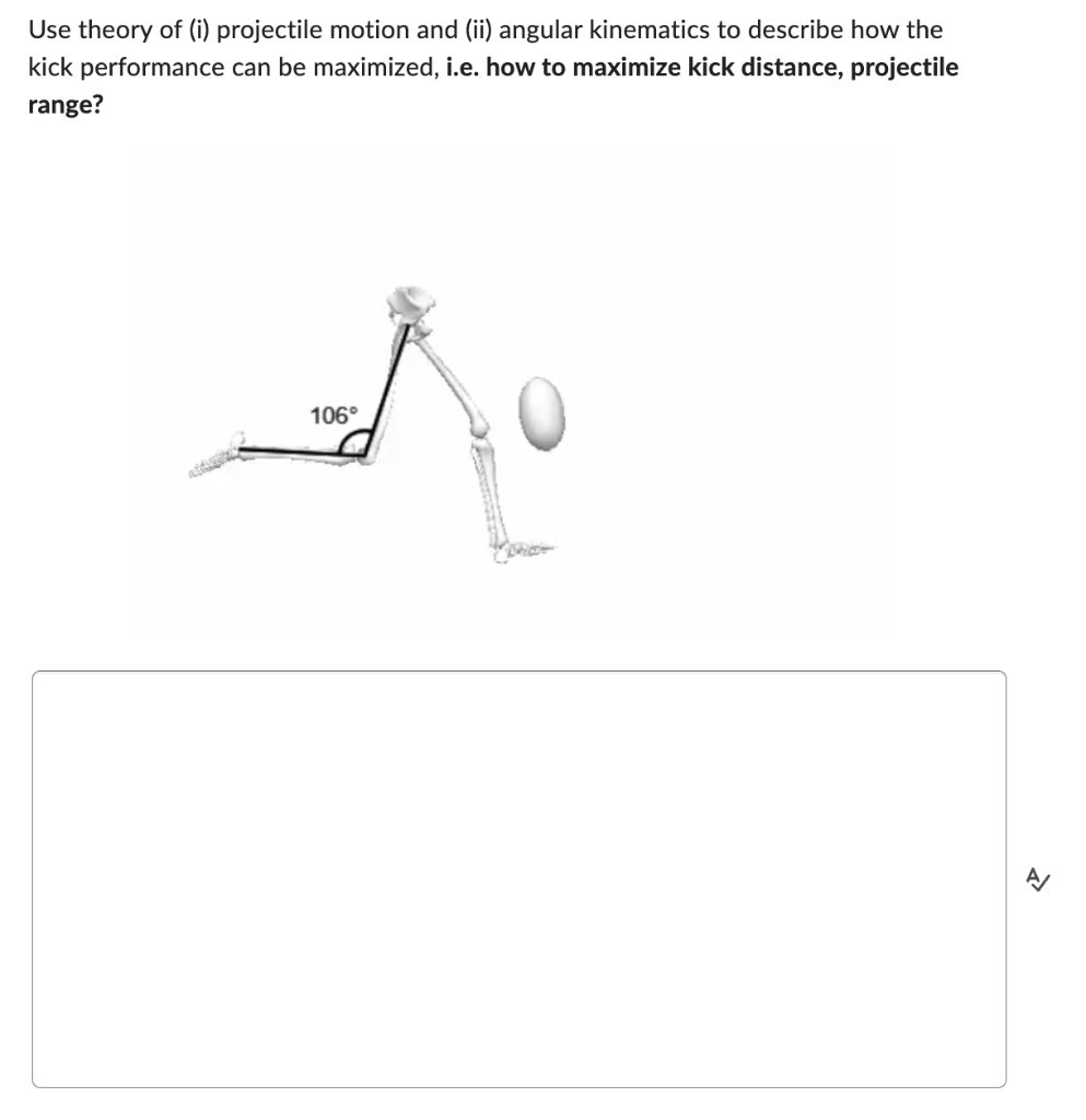 Solved Use theory of (i) projectile motion and (ii) angular | Chegg.com