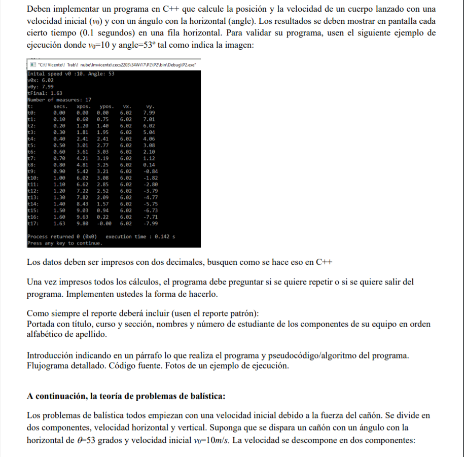 Solved Deben implementar un programa en C++ que calcule la | Chegg.com