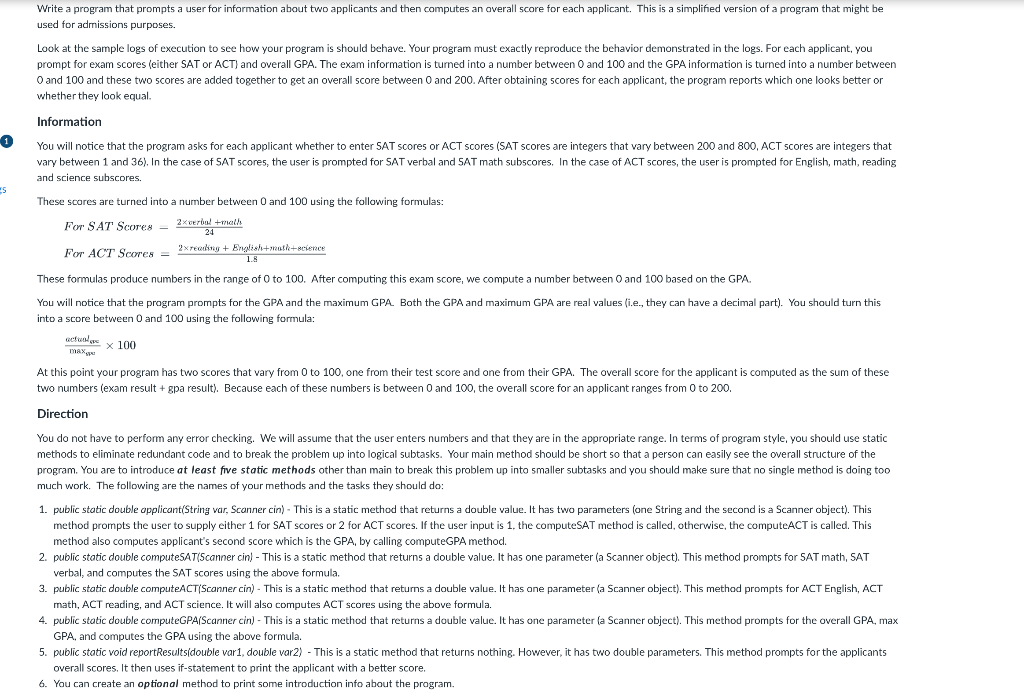 Solved Write a program that prompts a user for information | Chegg.com