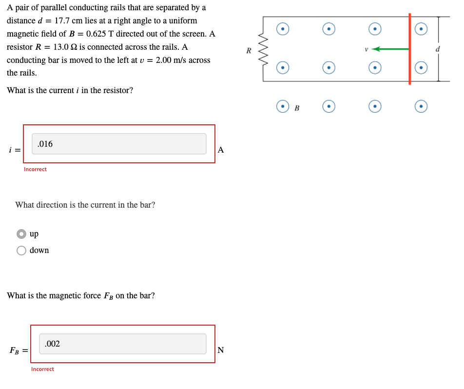 Solved A pair of parallel conducting rails that are | Chegg.com