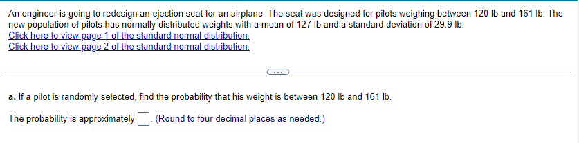 Solved 16 b. If 32 different pilots are randomly | Chegg.com