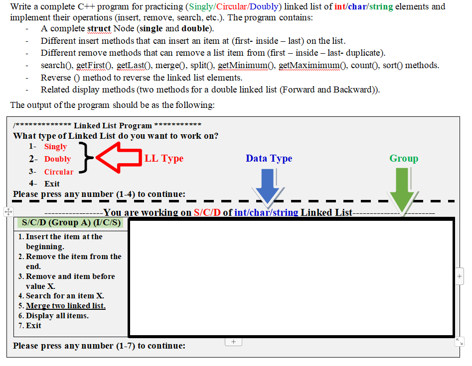 Write a complete C++ program for practicing | Chegg.com