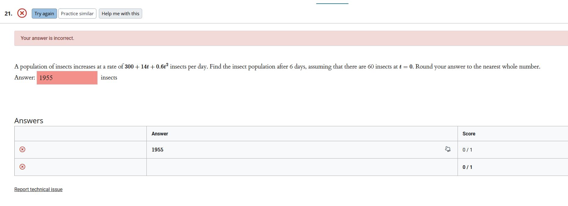 Solved Answer Insects