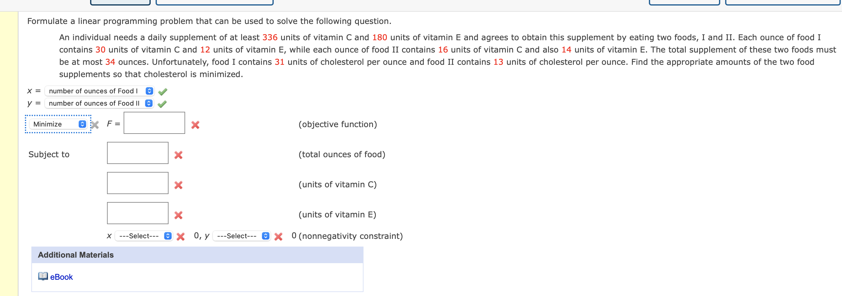 Solved Formulate A Linear Programming Problem That Can Be 0312