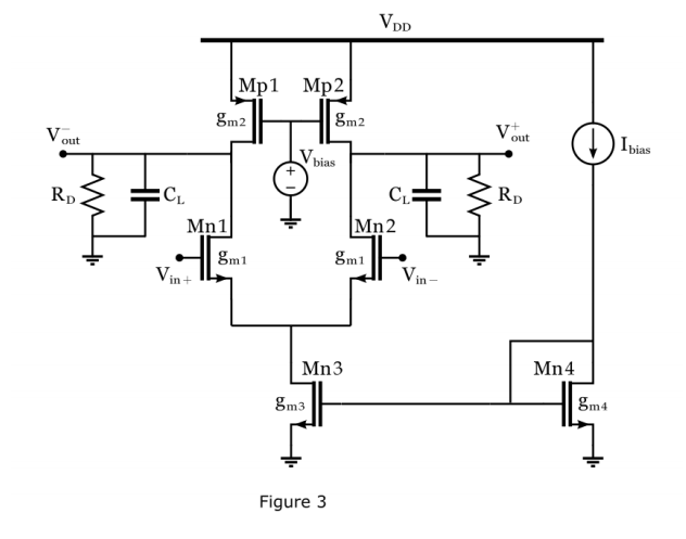 Solved 3 Consider The Differential Circuit In Figure 3 