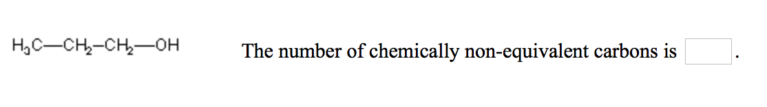 Solved SN=C(CH3)2 The number of chemically non-equivalent | Chegg.com