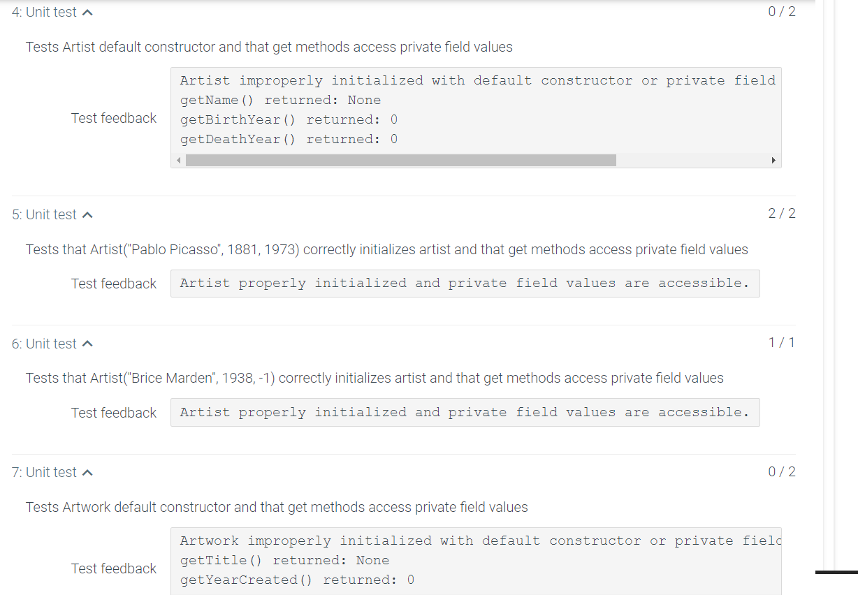 Solved Given main(), define the Artist class (in file | Chegg.com