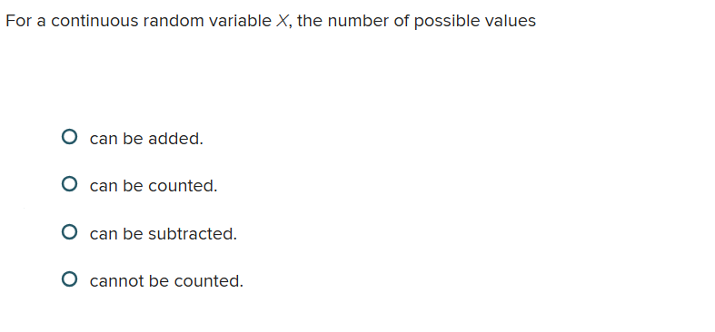 Solved For a continuous random variable \( ﻿X \), ﻿the | Chegg.com